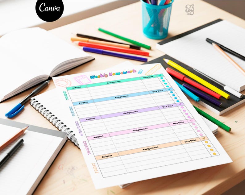 Editable Kids Student Bundle, Chore Chart, Reward System, ADHD Friendly ...