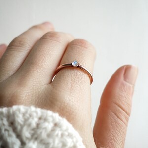 Moonstone Copper Ring / Natural Gemstone / Unique and Handmade - Etsy