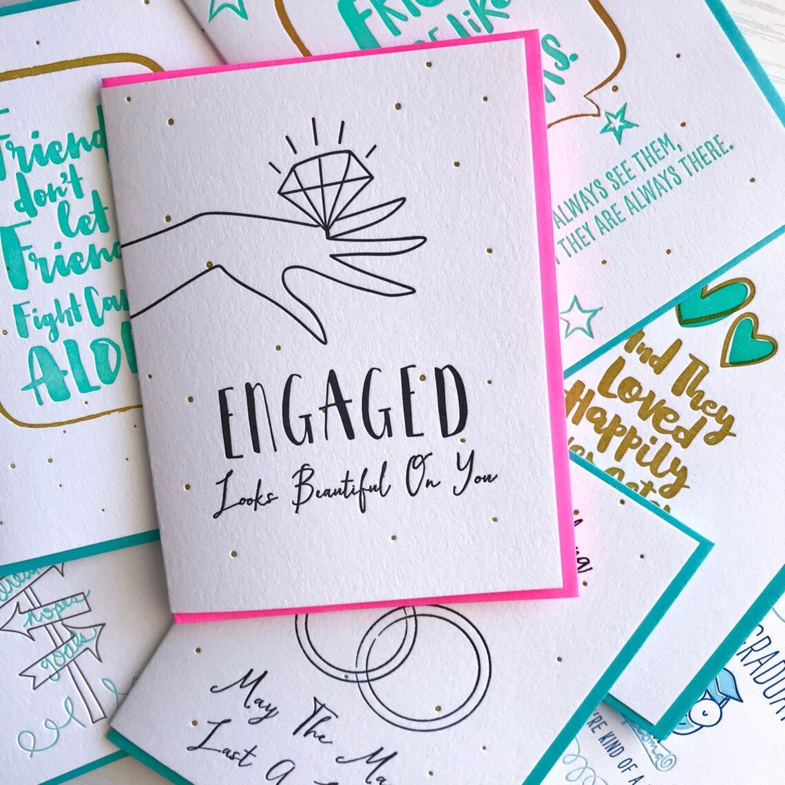 Engagement Card Bachelorette Card Engagement Gift Funny | Etsy