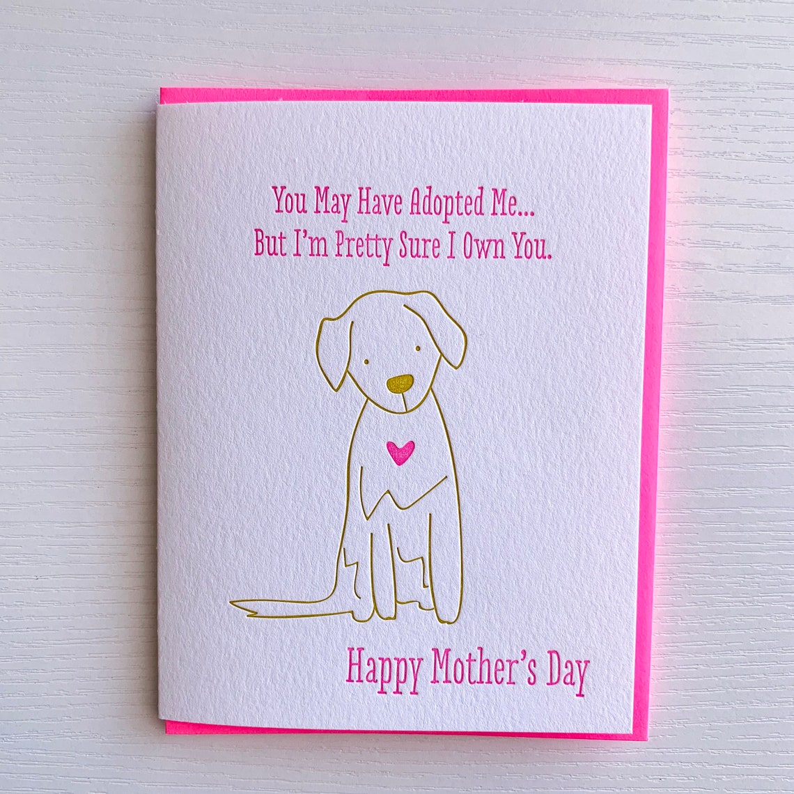 Mother's Day Card From Dog Card From Dog Funny - Etsy