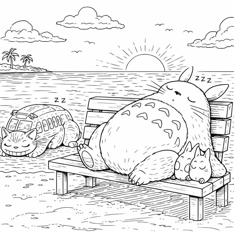 Download and Printable Coloring Page - Etsy