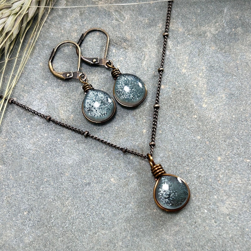 Grey Wedding Jewelry - Etsy