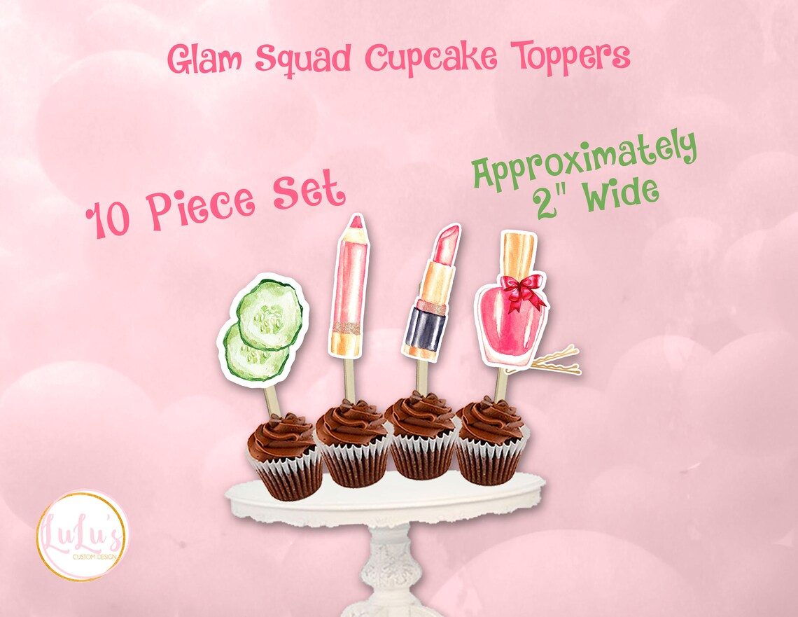 Glam Squad Birthday Set Girls Spa Birthday Party Girls Spa | Etsy