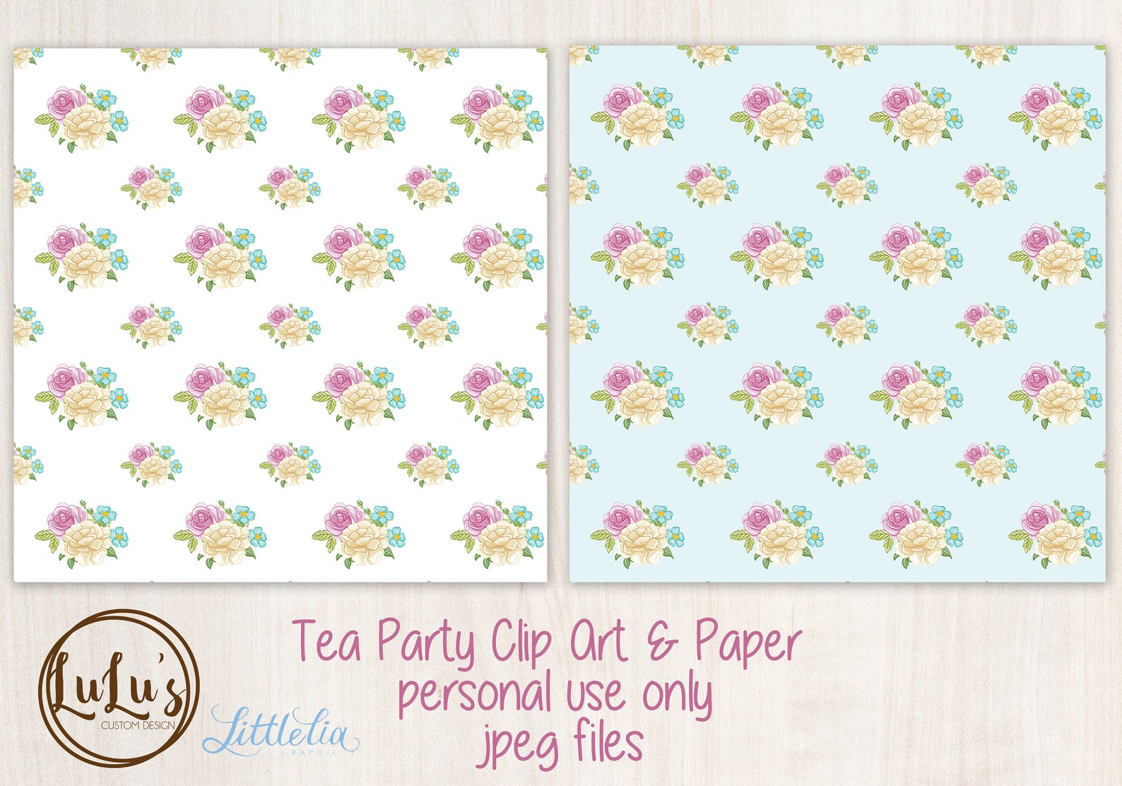 Tea Party Clipart Princess Tea Party Clip Art Tea Pot and - Etsy