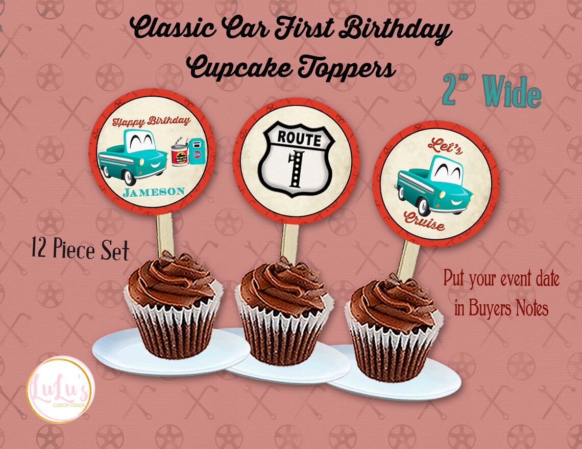 Classic Car First Birthday Party Classic Car 1st Birthday - Etsy