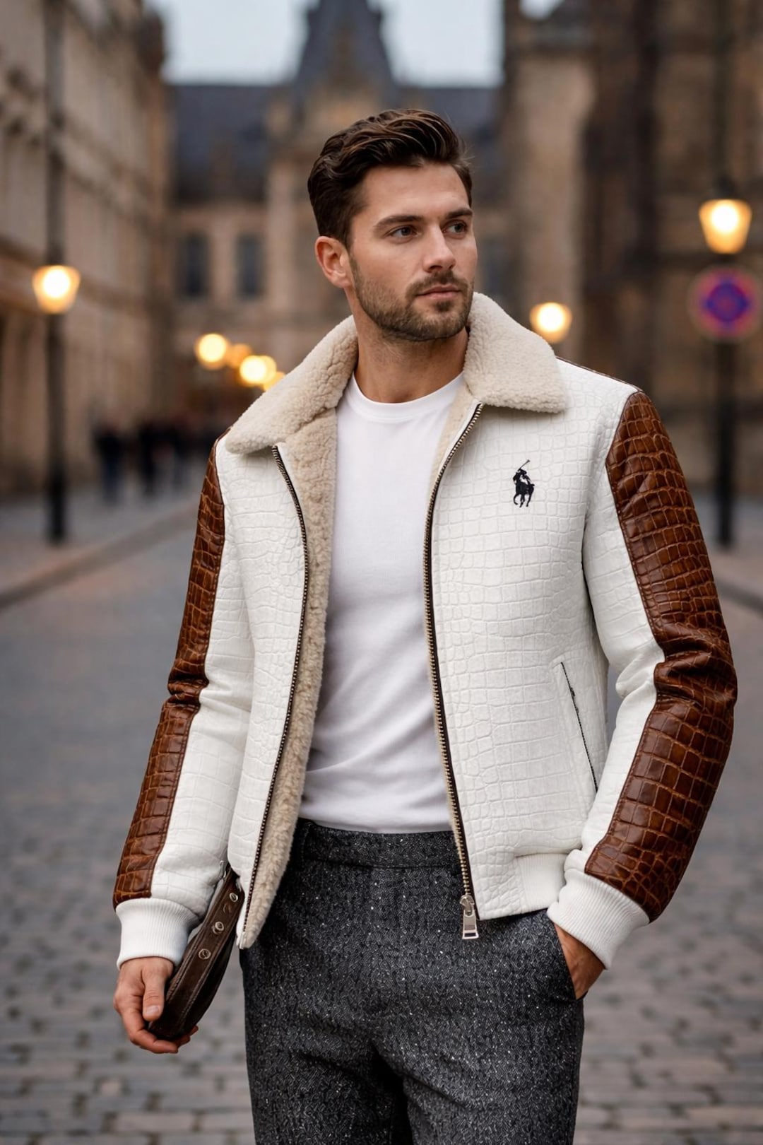 Fascinating Men S Polo Leather Jacket Photos
