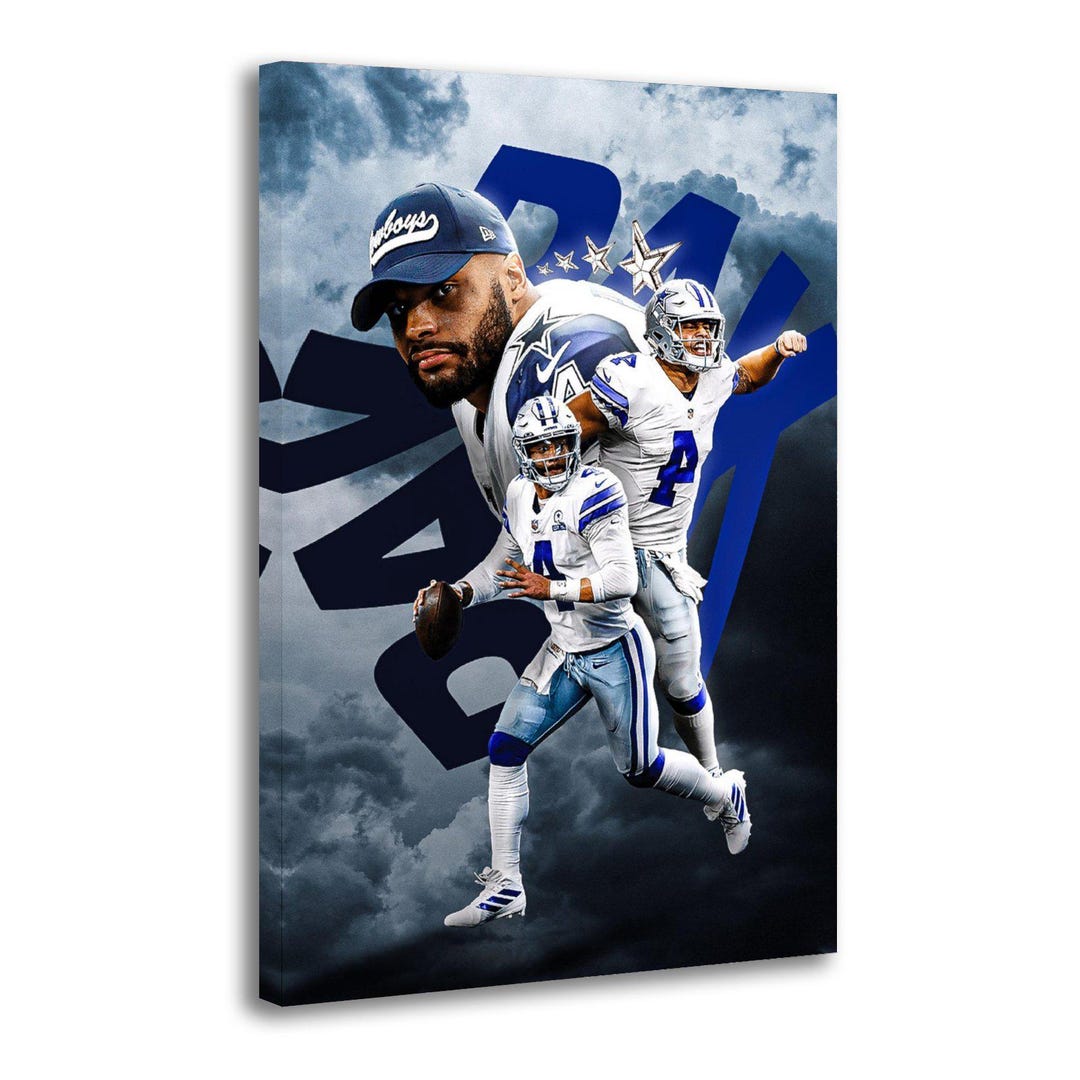 Dak Prescott Personal Poster Cool Canvas Painting on Canvas Wall Art ...