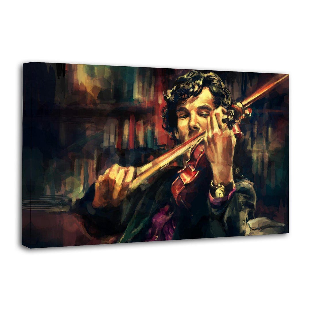 Beethoven Violin Canvas Painting, Living Room Wall Art - Etsy