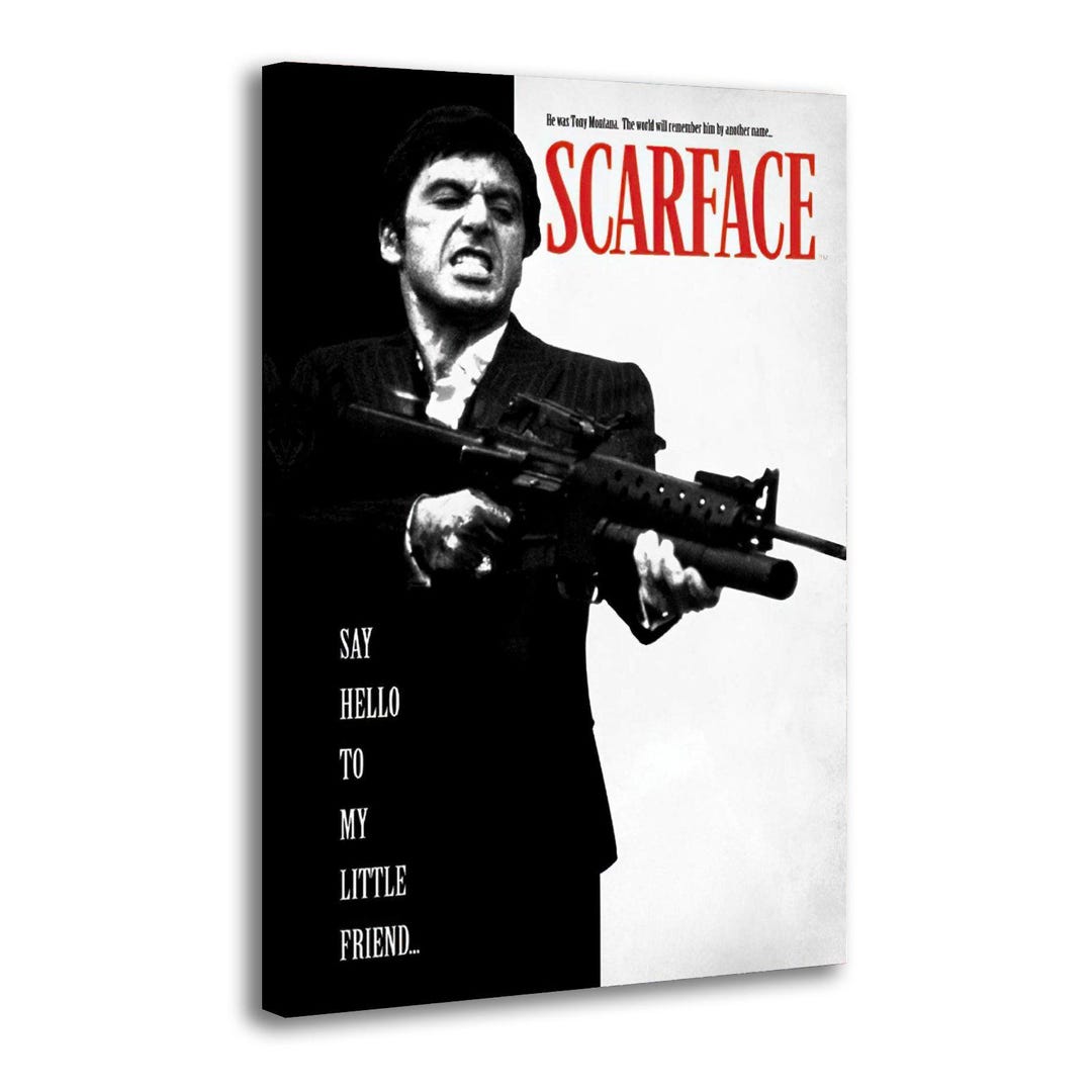 Scarface Canvas Print: Tony Montana, Movie Wall Art - Etsy
