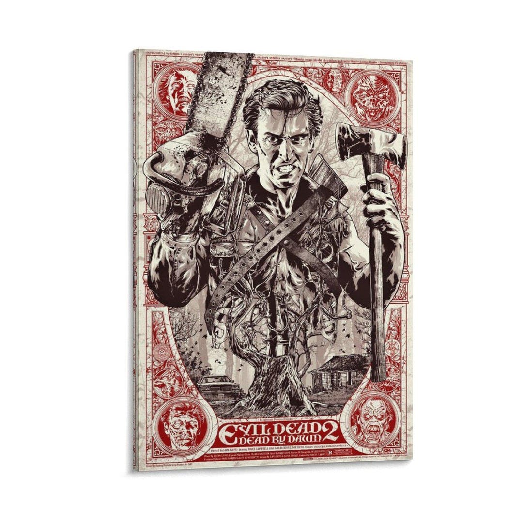 Halloween Horror Evil Dead Grey Matter (1) Painting on Canvas Wall Art ...