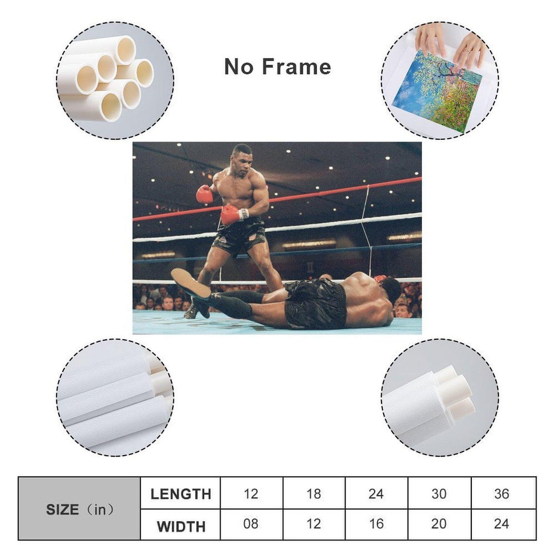 Tyson Knocked Out Trevor Berbick to Become the Heavyweight Painting on ...
