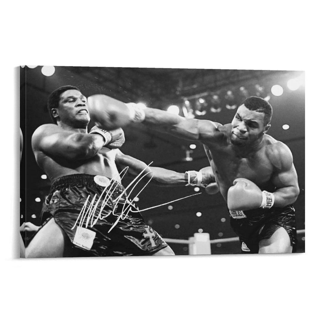 Tyson Vs Berbick Boxing Canvas Print, Heavyweight Championship Art - Etsy