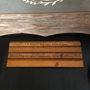 Vintage Wooden Rulers Set of 4 Desktop Bed Coil Holder - Etsy