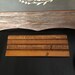 Vintage Wooden Rulers Set of 4 Desktop Bed Coil Holder - Etsy