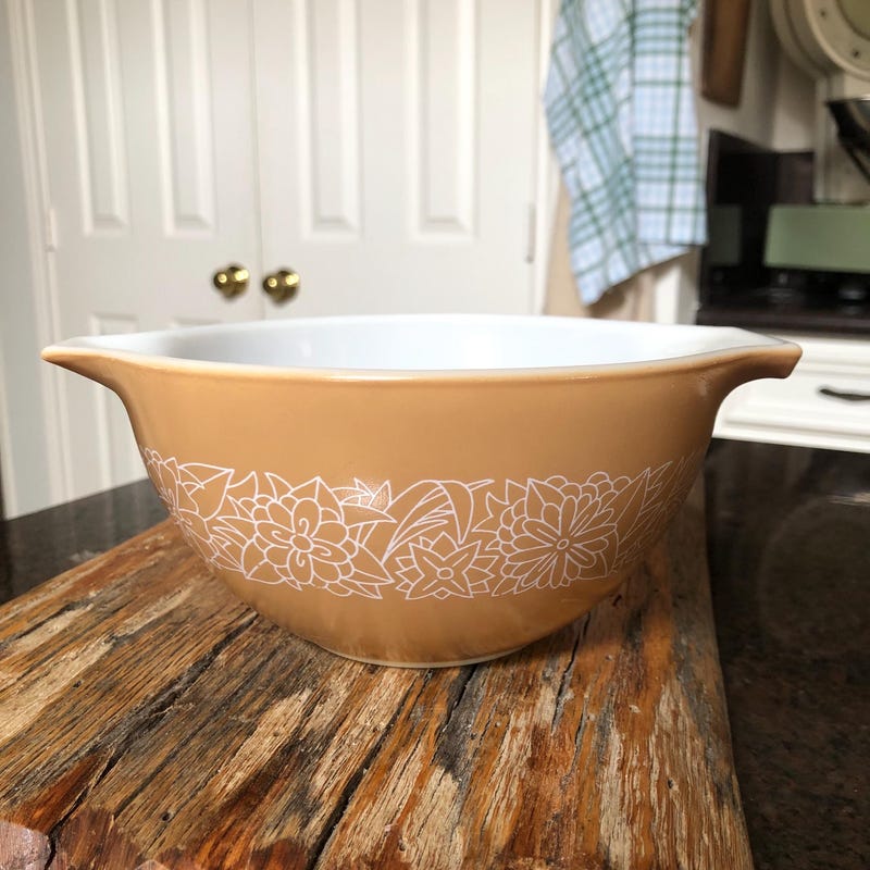 Pyrex Woodland Brown Glass - Etsy