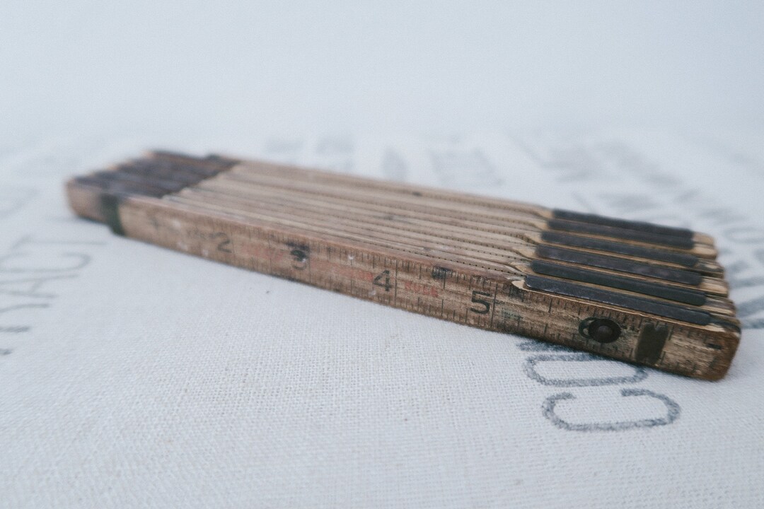 Vintage Lufkin Wooden Expandable 72" Carpenter's Ruler - Etsy