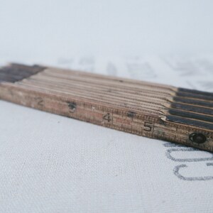 Vintage Lufkin Wooden Expandable 72 Carpenter's Ruler - Etsy