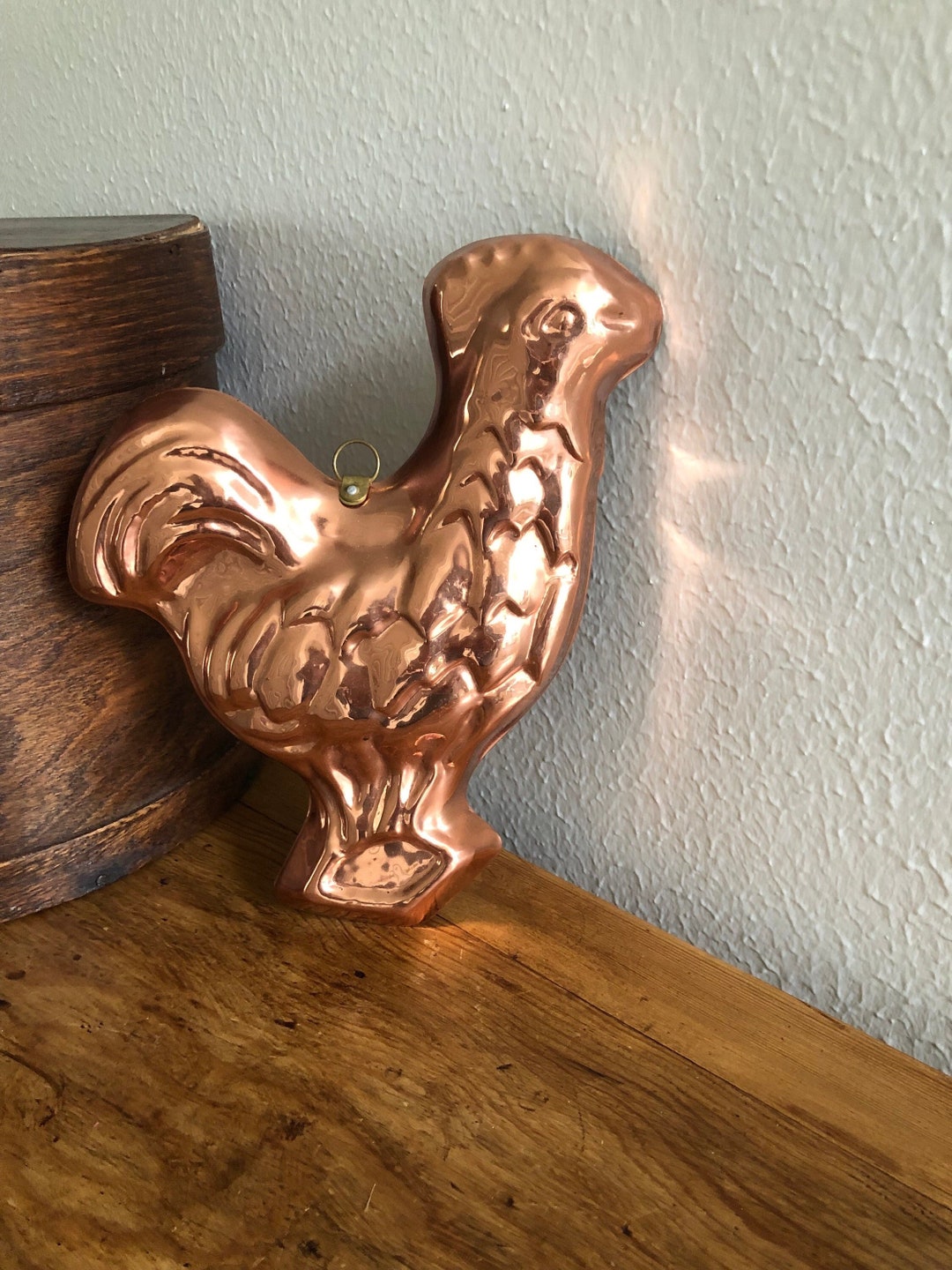 Vintage Brass Chicken Hen Kitchen Jello Mold Wall Hanging - Etsy