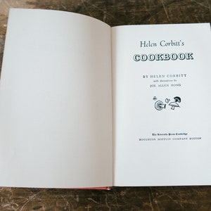 Vintage Helen Corbitt’s Cookbook Decorations by Joe Allen Hong Twelfth ...