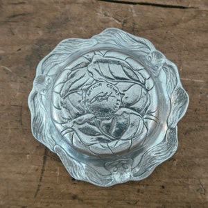 Vintage Arthur Court Silver Aluminum Lettuce Rabbit Bunny Small Serving ...