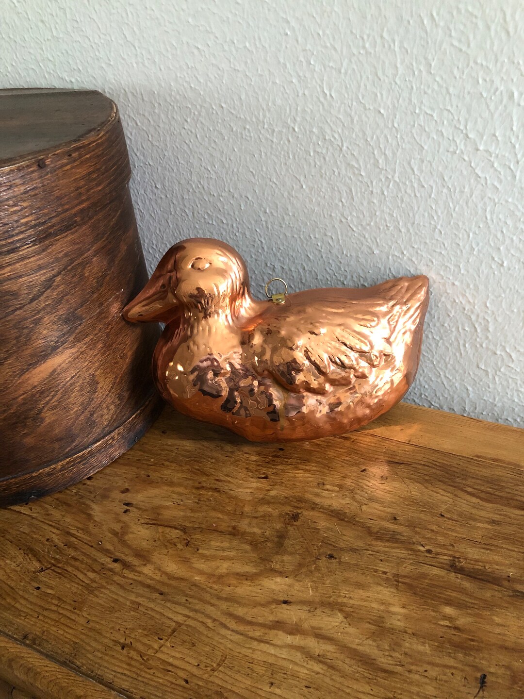 Vintage Shiny Copper Duck Jello Mold Wall Hanging - Etsy