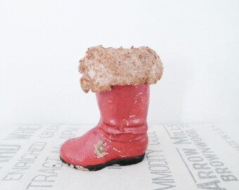 Paper Mache Red Boot - Etsy