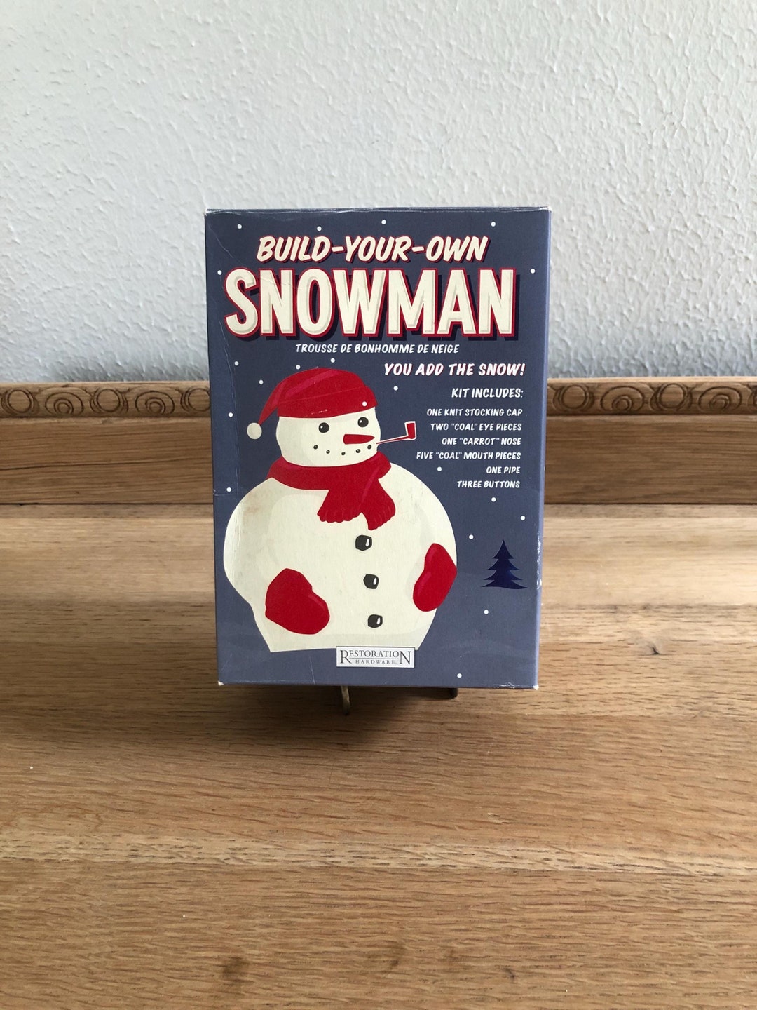 Restoration Hardware Build-your-own Snowman Kit 2004 - Etsy