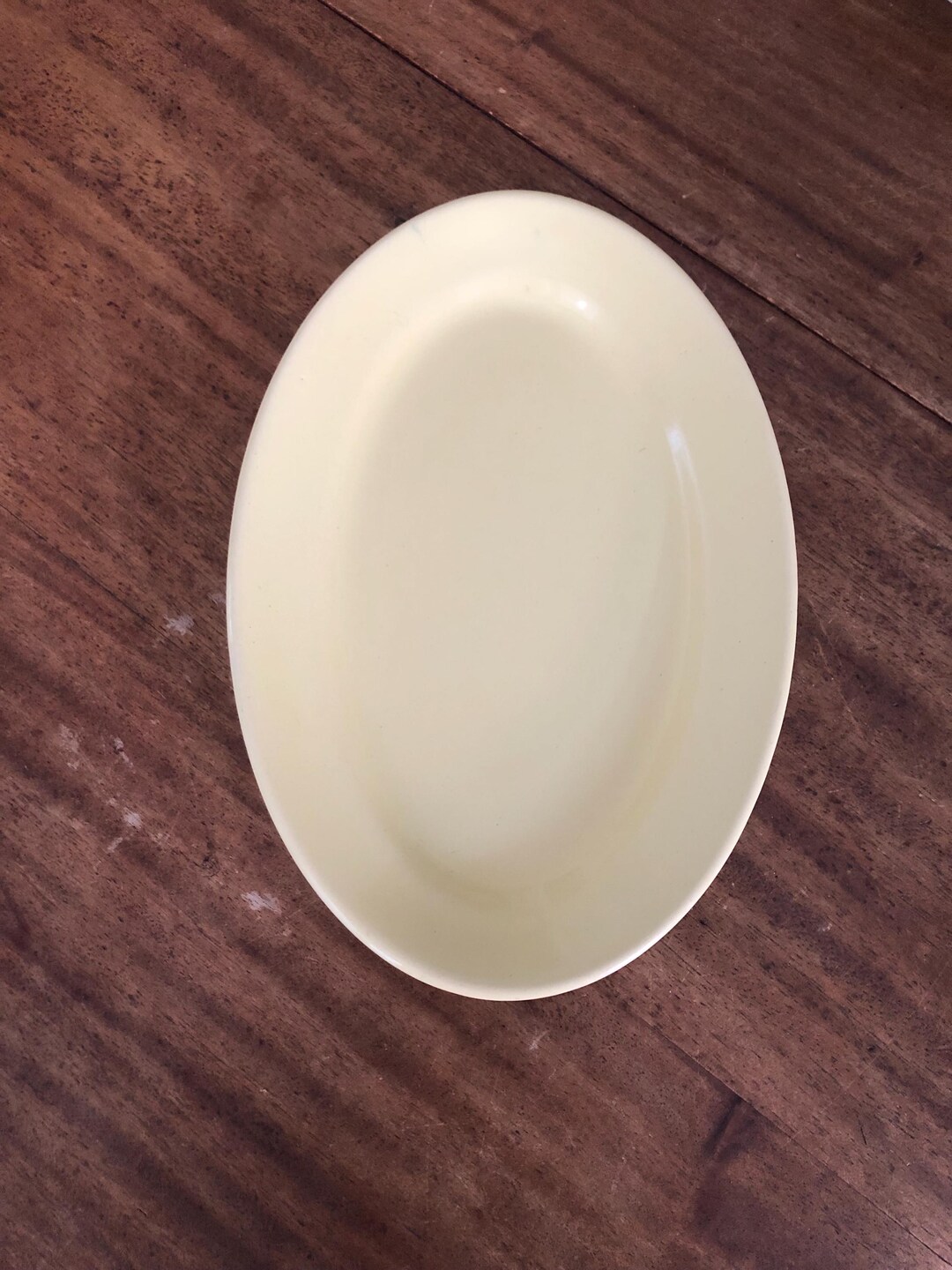 Vintage Ironstone Yellow Desert Ware Wallace Diner China Oval Platter ...