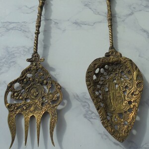 Vintage Collectible Italian Spoon and Fork - Etsy