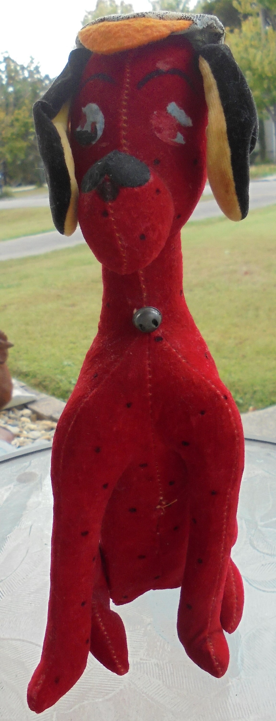 Very Very Old Stuffed Red Dog Made in Japan - Etsy