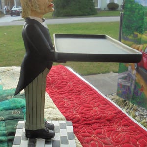 Vintage Bombay Butler Card Holder - Etsy