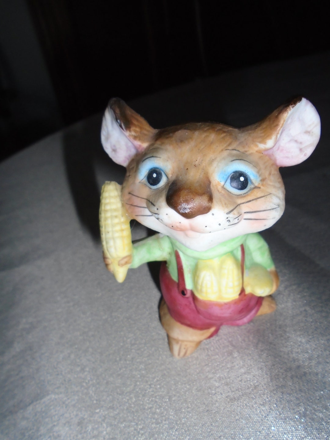 Homco Ceramic Mouse Holding Ear of Corn - Etsy Österreich