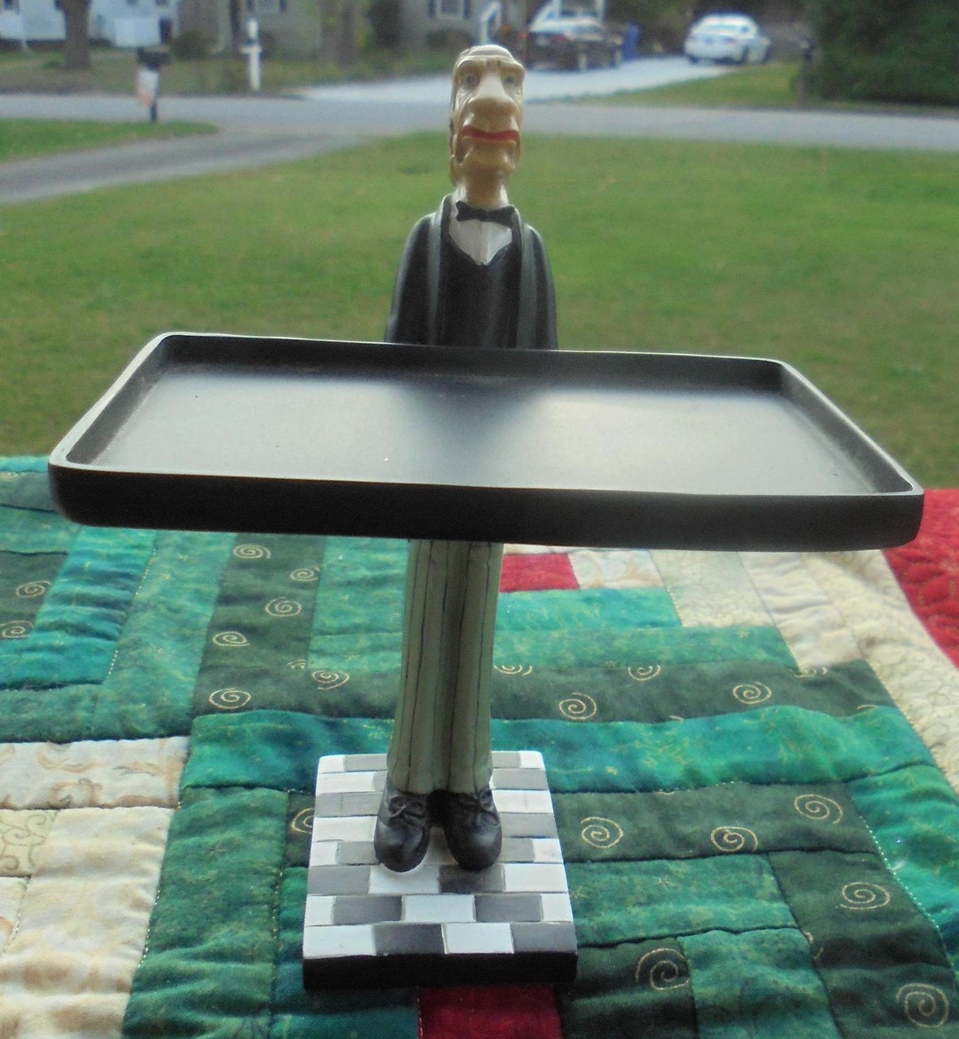 Vintage Bombay Butler Card Holder - Etsy