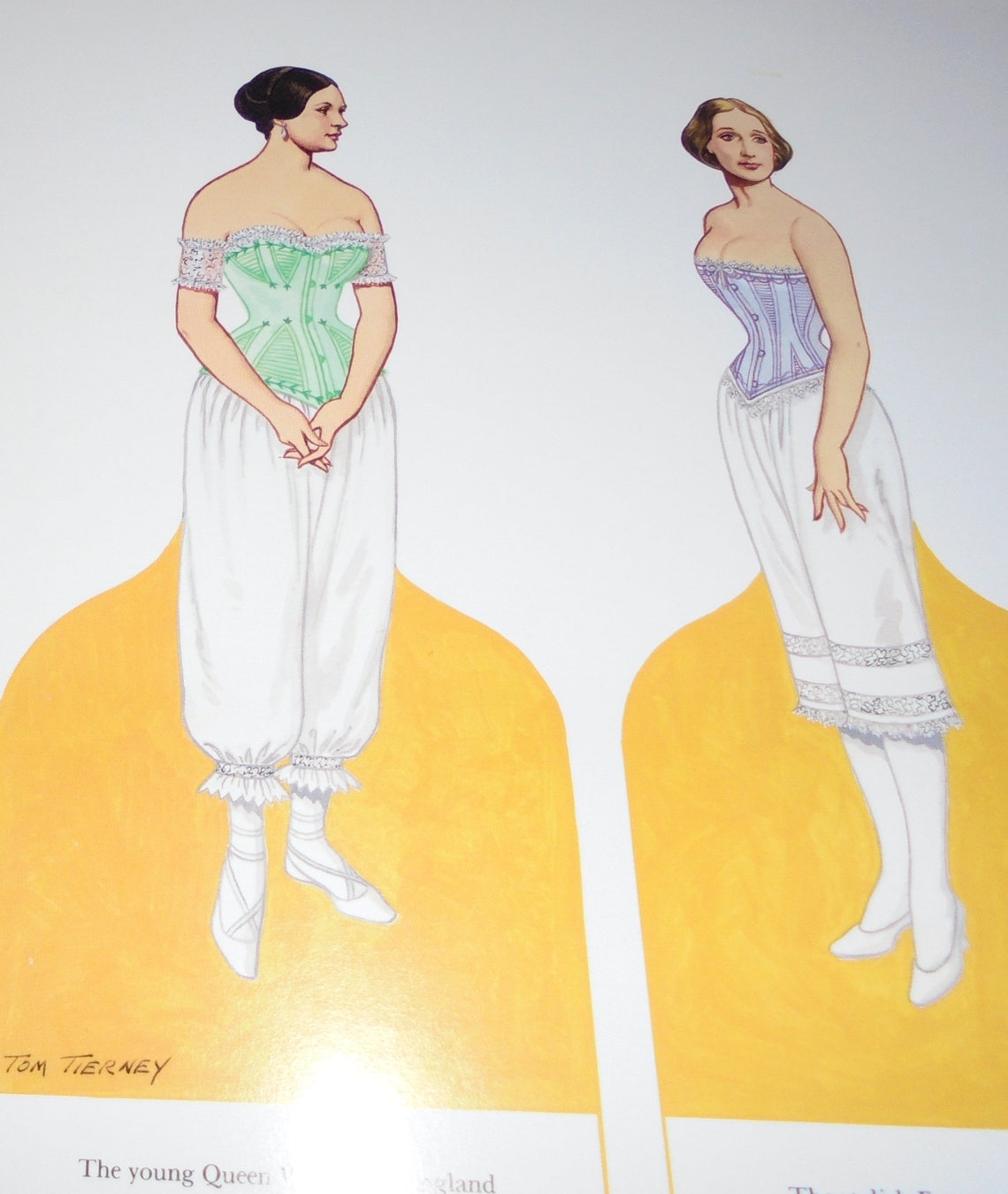 Great Fashion Designs of the Victorian Era Paper Dolls by Tom - Etsy