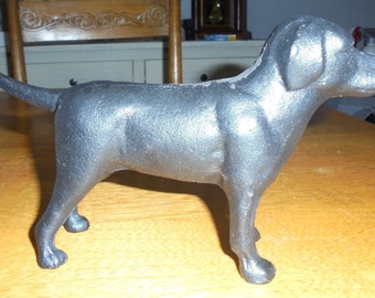 Large Cast Iron Dog - Etsy