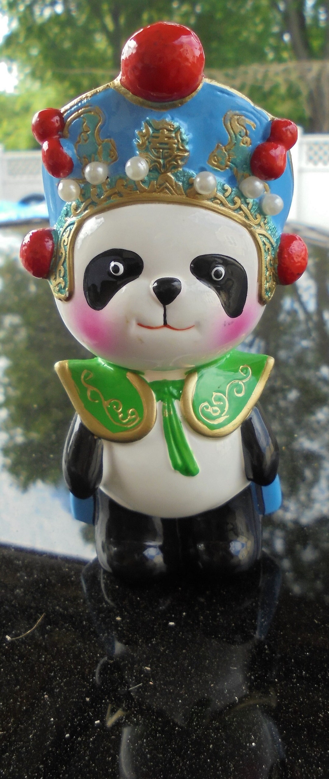 Kung Fu Peking Opera Panda, Hand Painted - Etsy