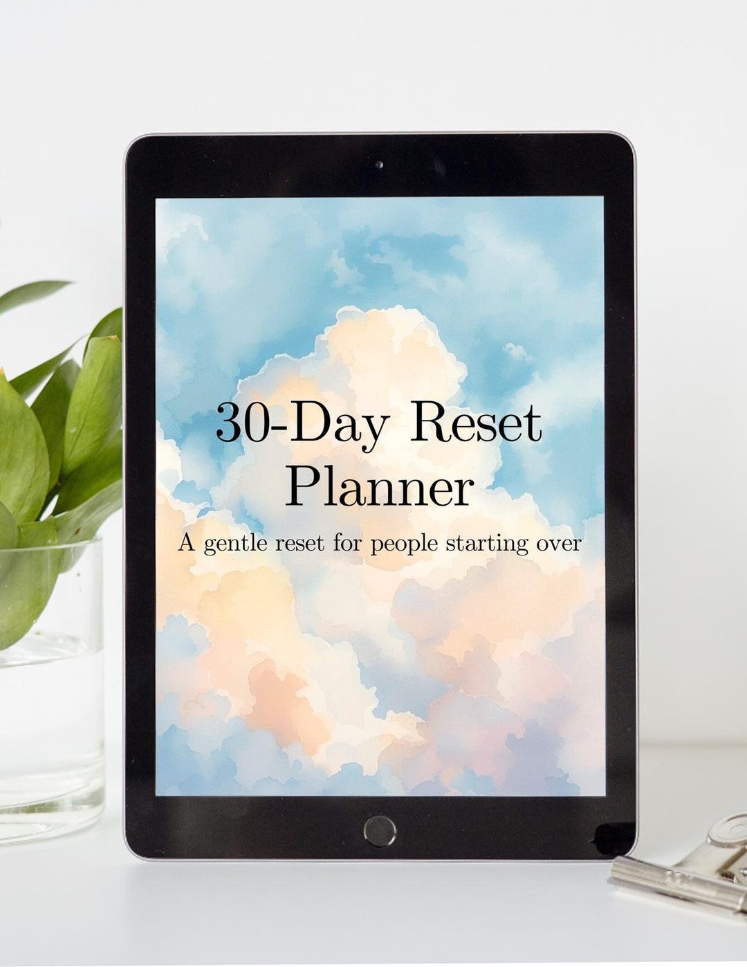 30 Day Reset Planner | Life Reset Printable for People Starting Over - Etsy