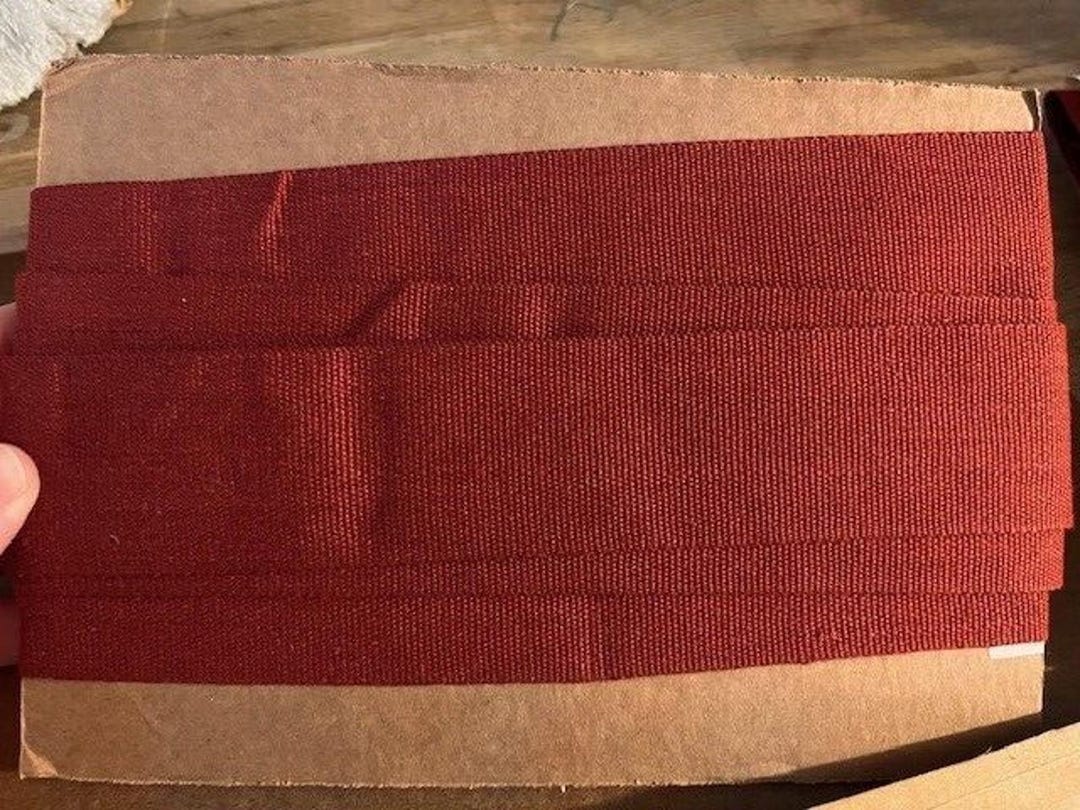 Fabricut - Inline Sash / Color Vermillion - 9 Yards - Etsy