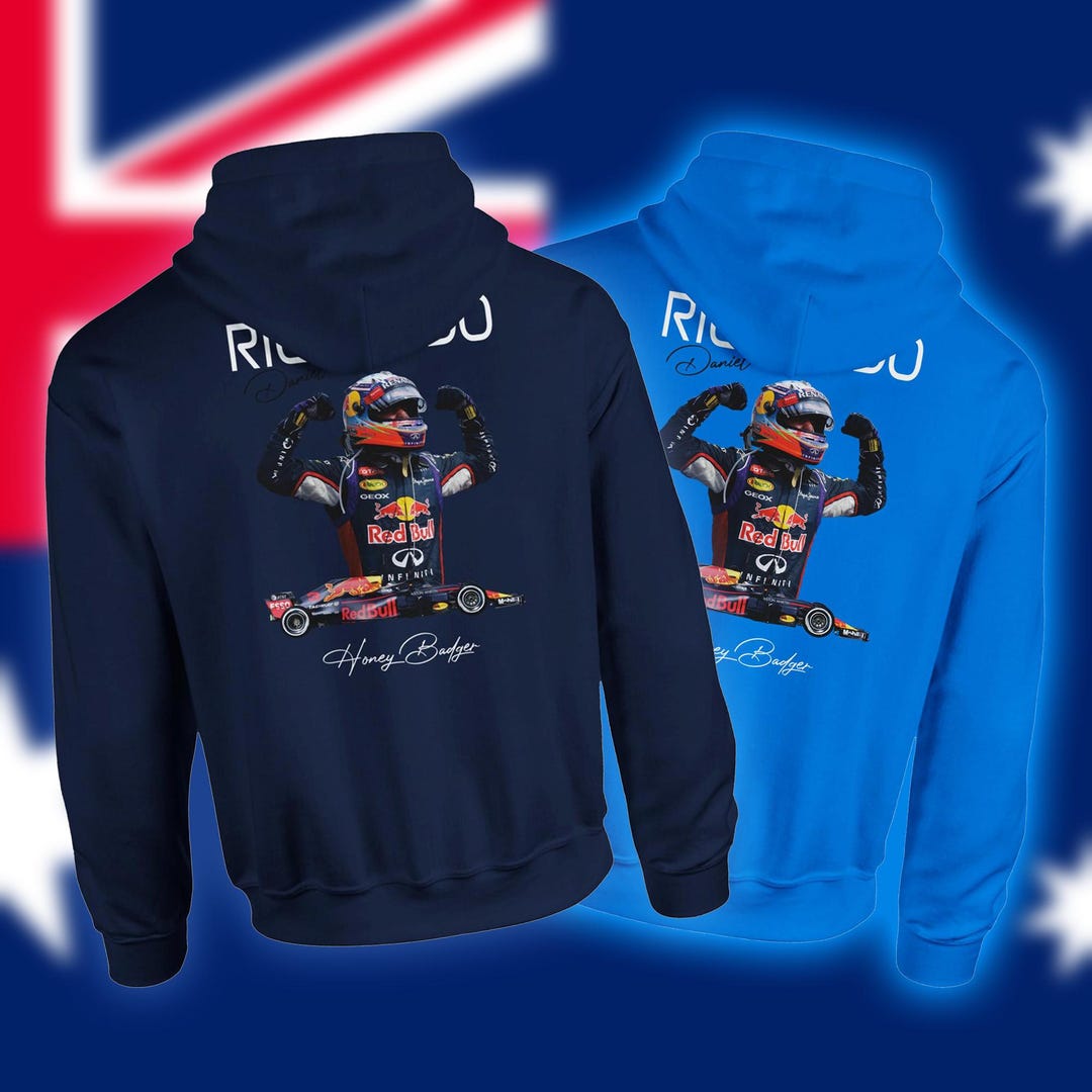 Daniel Ricciardo Honey Badger Hoodie F1 Legend Ford Racing Ambassador ...