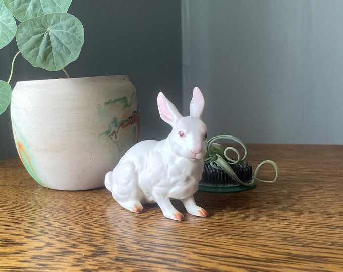 Vintage Lefton Porcelain/ Ceramic Rabbit- Vintage Easter Decor ...
