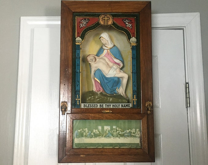 RARE Antique Christian Sick Box Catholic Last Rites Box/ Religious ...