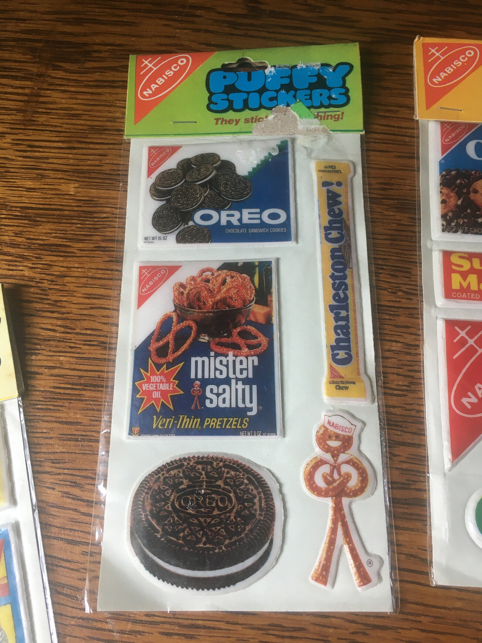 Vintage Puffy Stickers- Unopened- 1980's Food & Candy Stickers- Retro ...