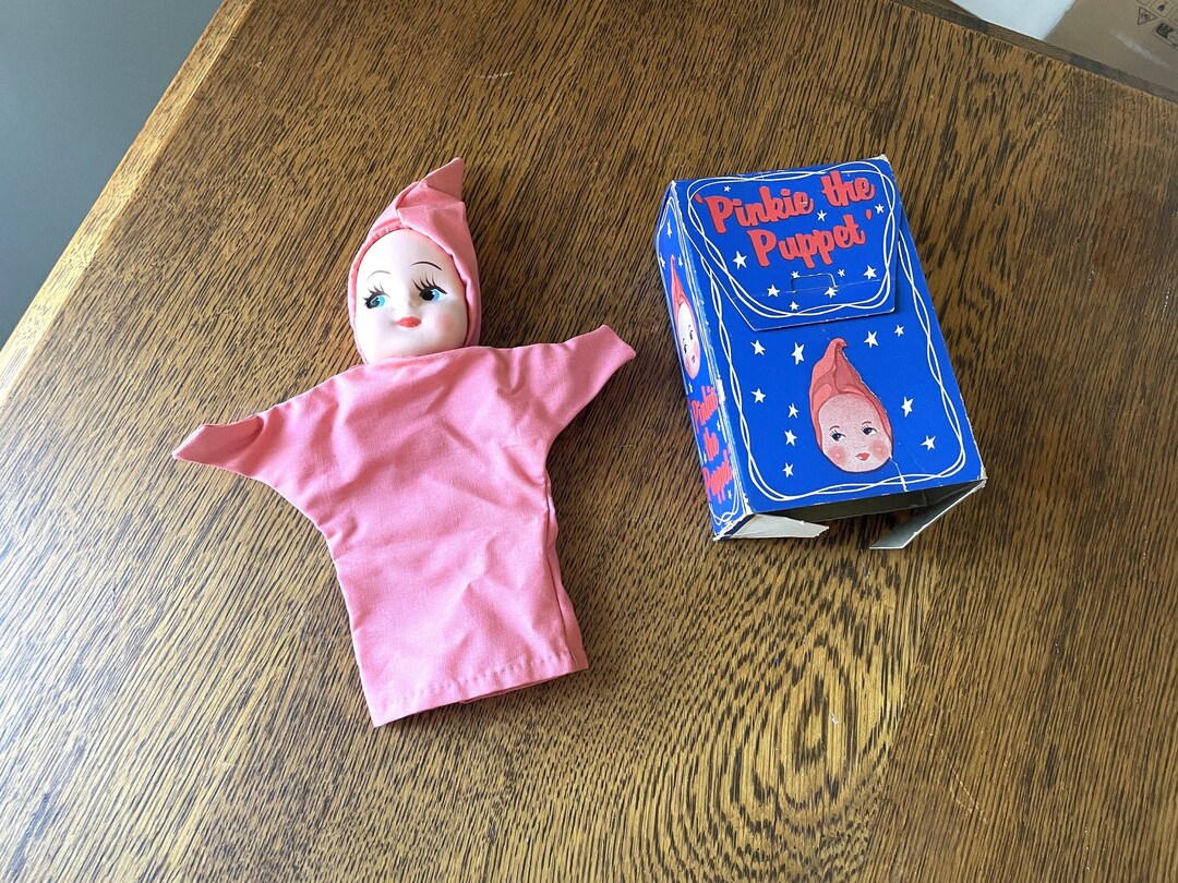 Vintage Pinkie the Puppet Children's Hospital Pal Vintage Puppet Kewpie ...