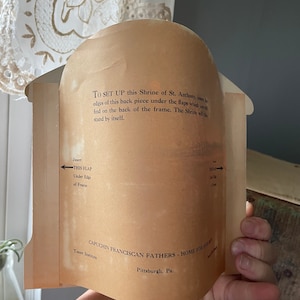 Vintage Cardboard- Paper Nativity Scene- Shrine of St. Anthony ...