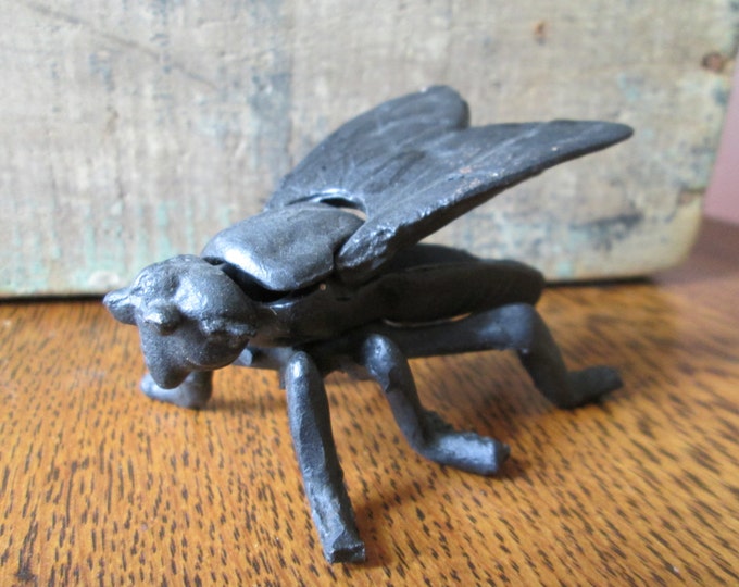 Vintage Cast- Iron Fly/ Letter Holder/ Match Safe - Etsy