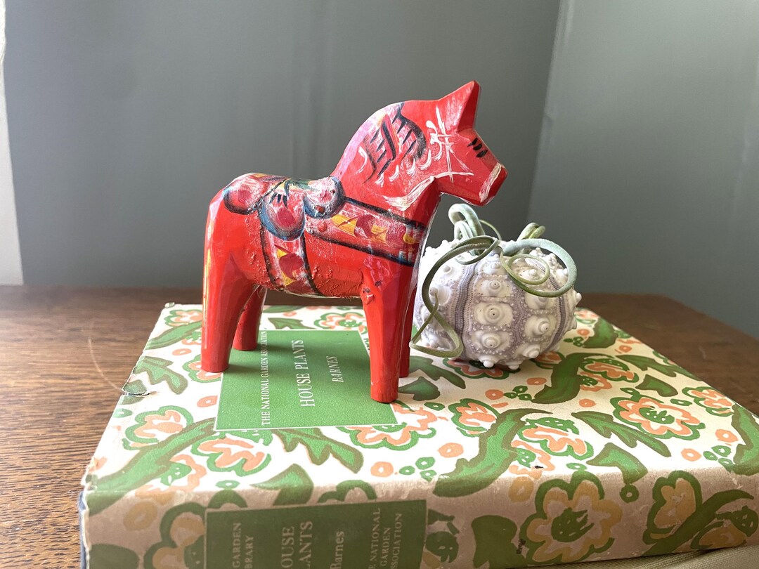 Vintage Traditional Swedish Dala Folk Art Horse Figurine - Etsy