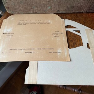 Vintage Cardboard- Paper Nativity Scene- Shrine of St. Anthony ...
