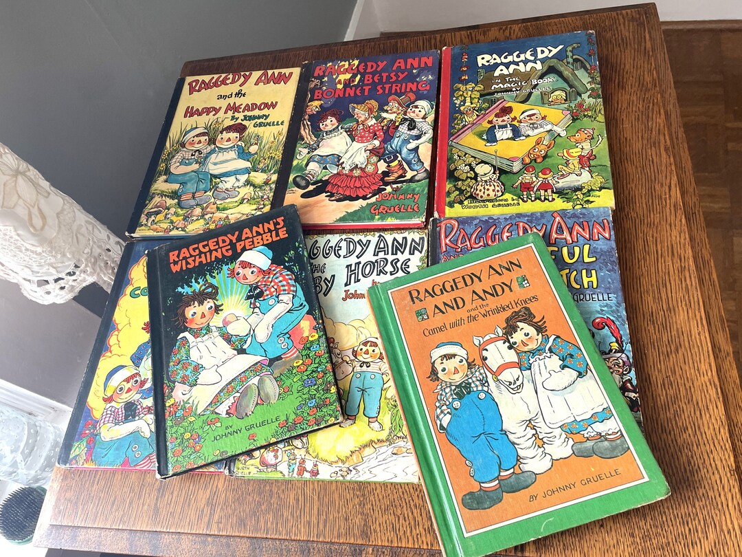Vintage Raggedy Ann Story Books Johnny Gruelle First Editions happy ...