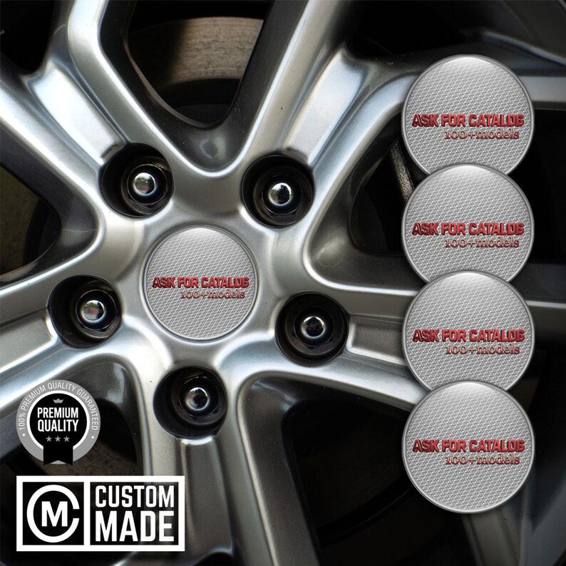 Personalized 3D Resin Hubcap Decals - Custom Car Rim Stickers (set of 4 ...