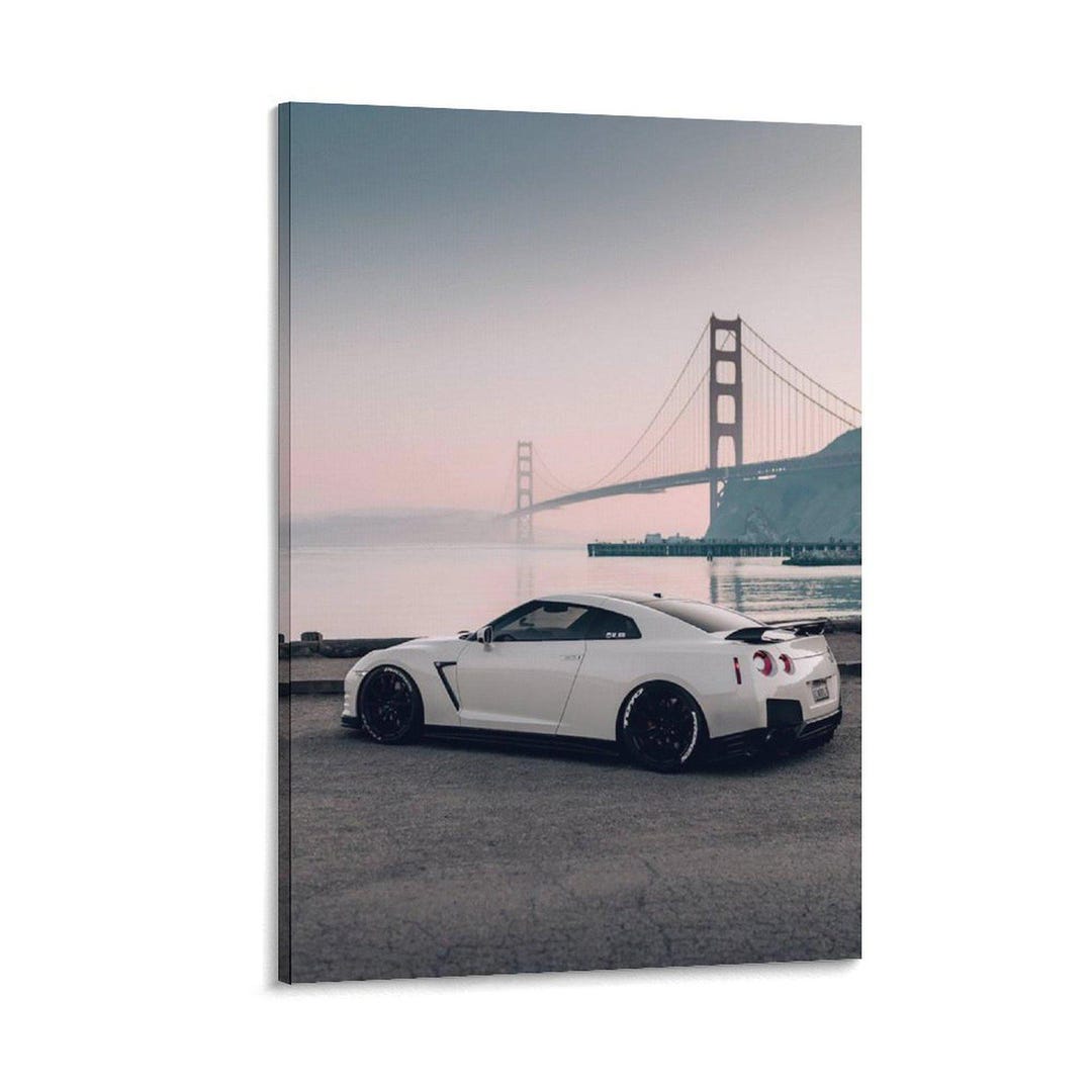 JDM Car Poster Skyline R35 Poster Wall Art Picture Painting Poster ...